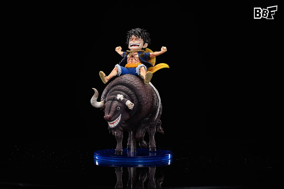 Bull Riding Monkey D. Luffy & Rocking Boat Lucy - ONE PIECE Resin ...