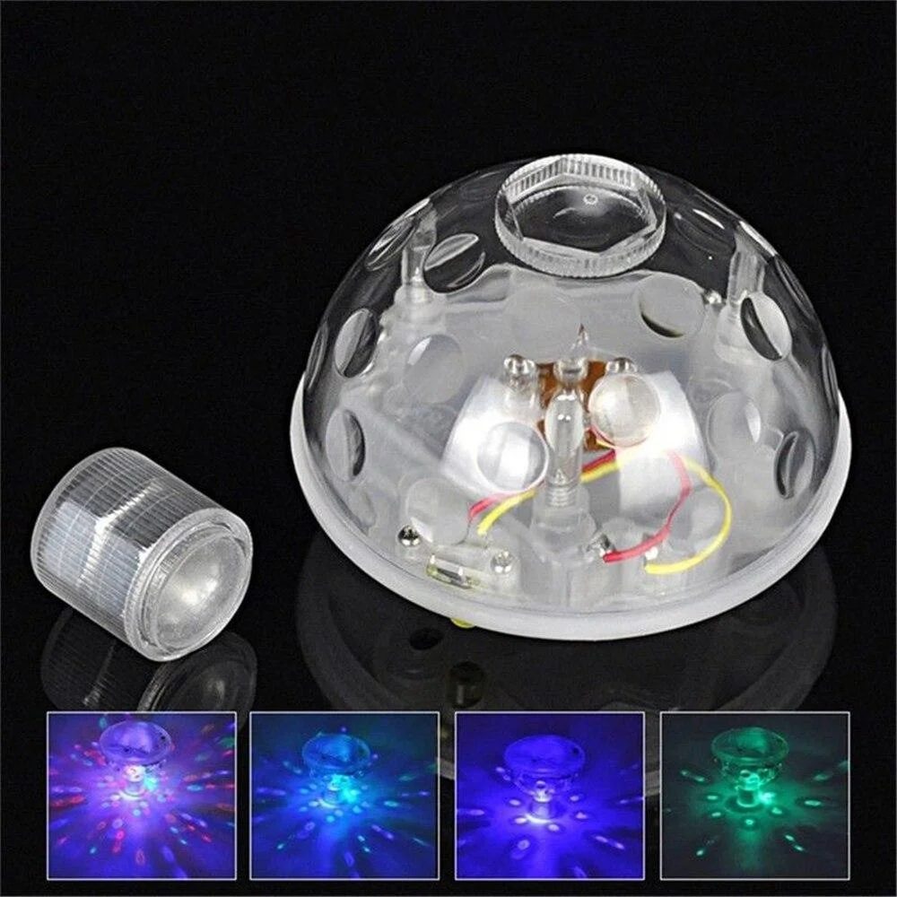 Underwater LED Disco Light Pool light Floating Glow Show Swimming Pool ...