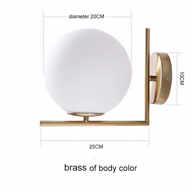 Modern Glass Ball Pendant Lights For Dining Room Indoor Home Kitchen ...