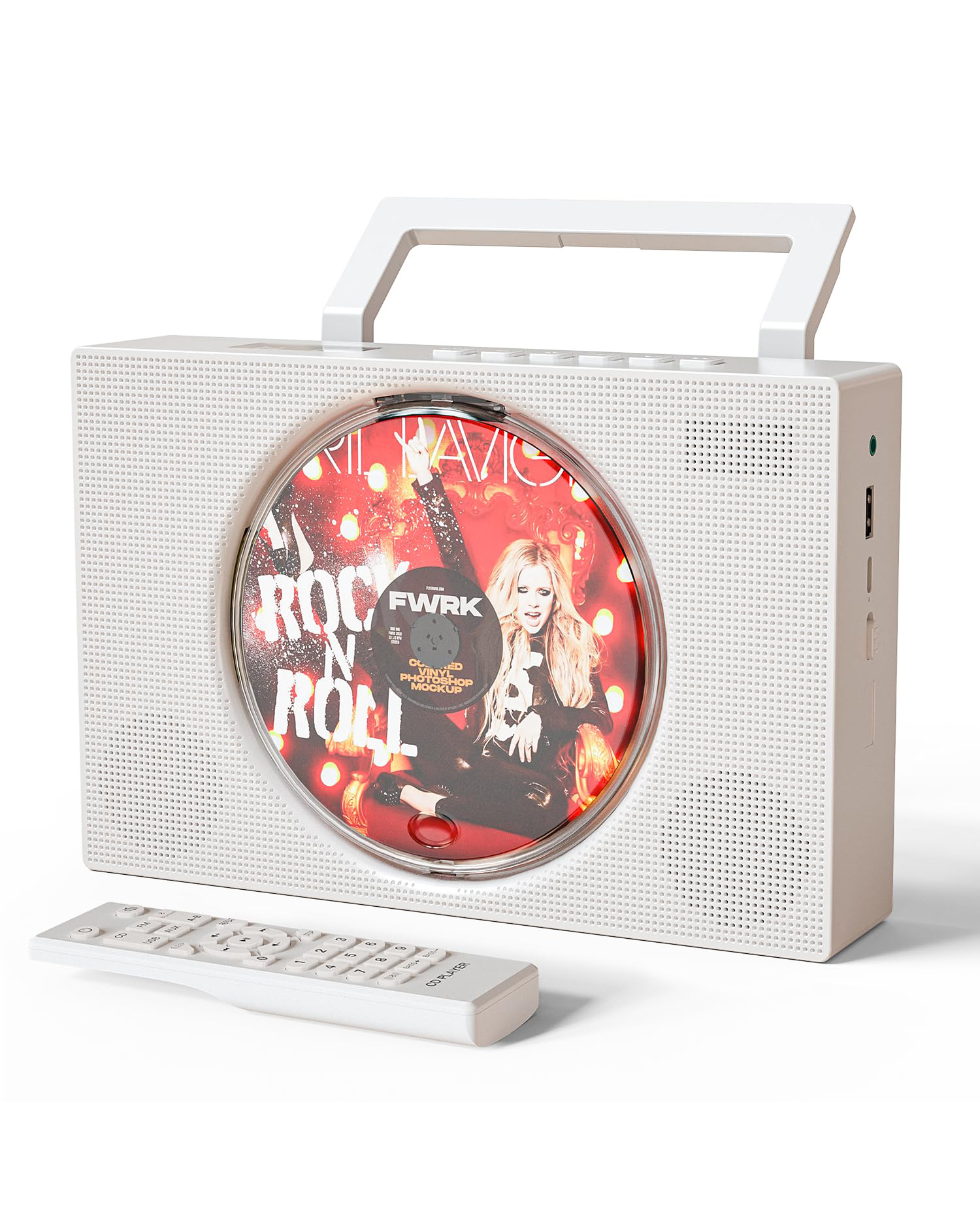 Multi-Function CD Player With Bluetooth, AUX/USB/FM Radio, Multi-Mode ...