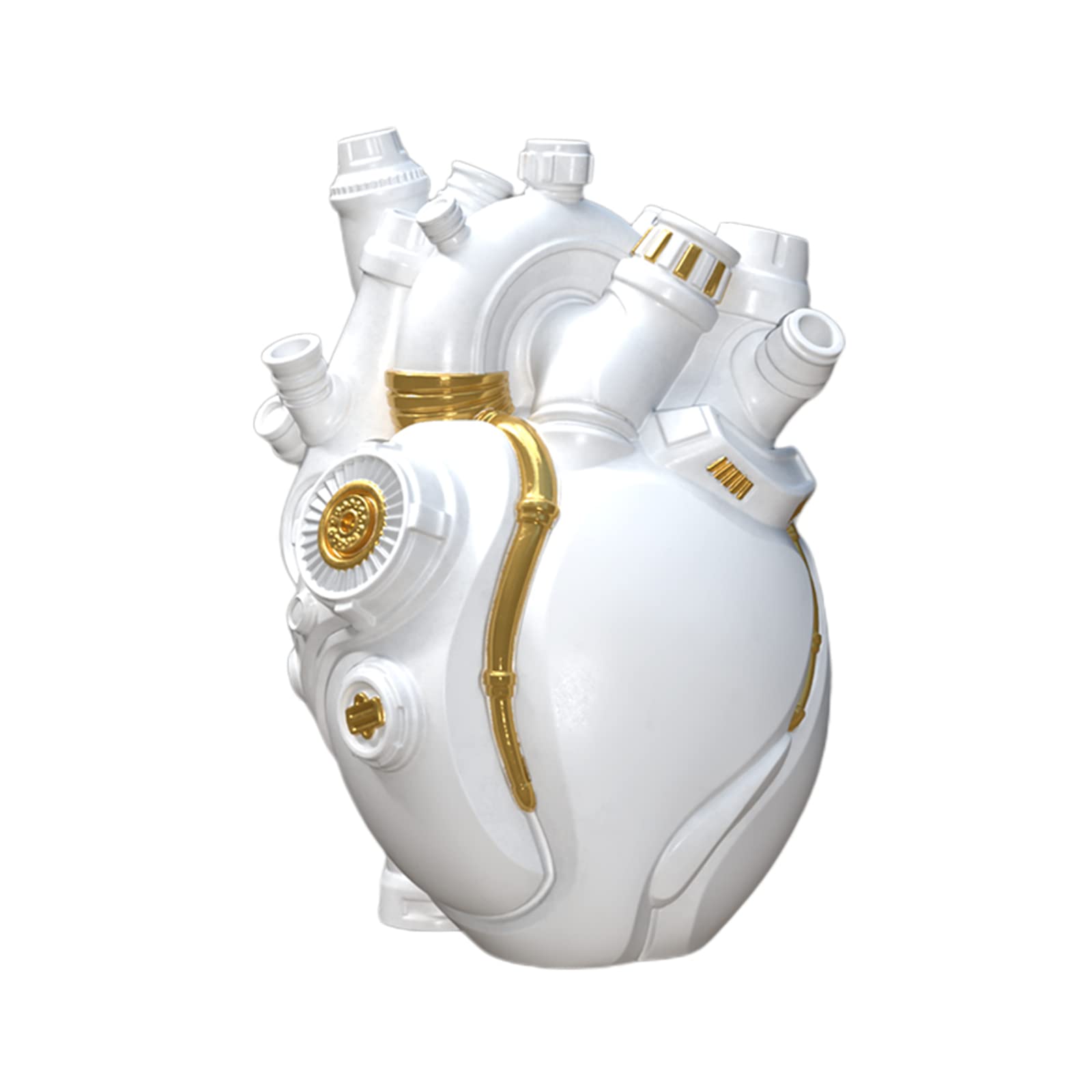 Anatomical Heart Vase, Creative Heart Resin Statue Human Heart Vase ...