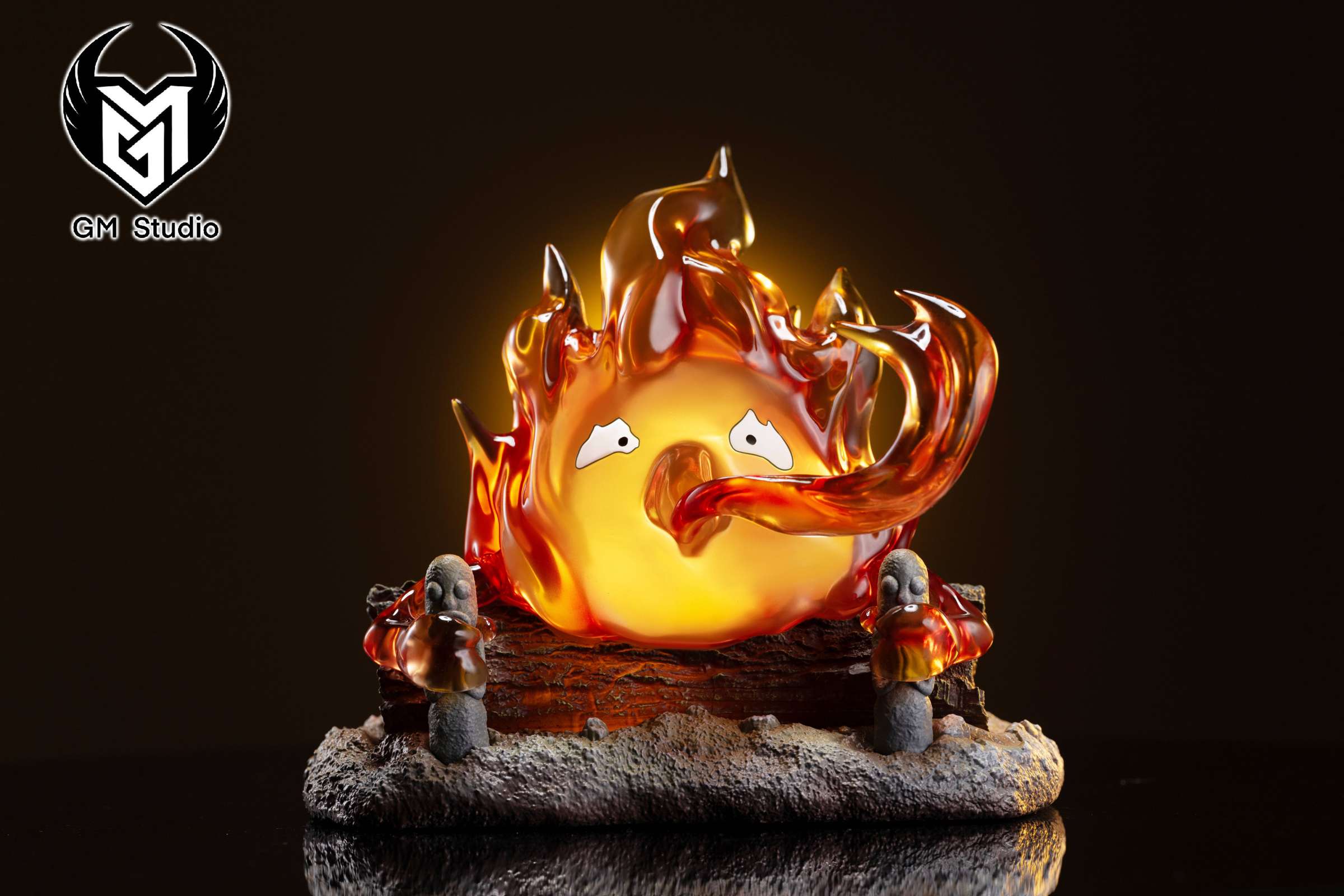 Calcifer 2.0 with LED - Howl's Moving Castle Statue - GM-Studio