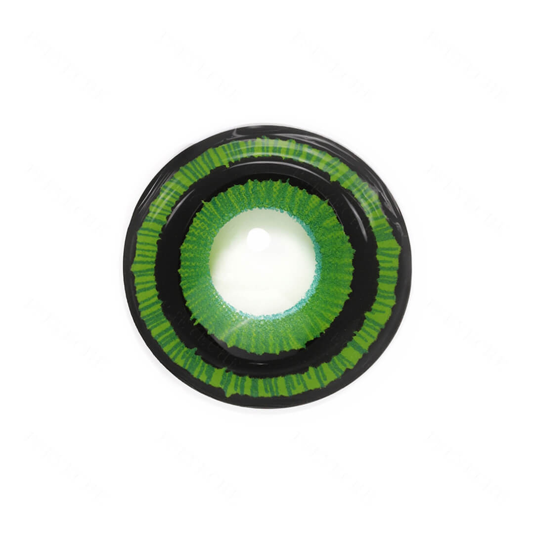 Green Goblin Mini Sclera Contacts | 17mm Contact Lenses