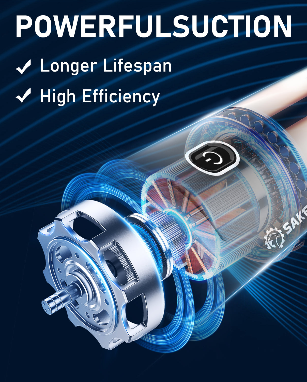 SakerPlus Car Vacuum Portable Cordless