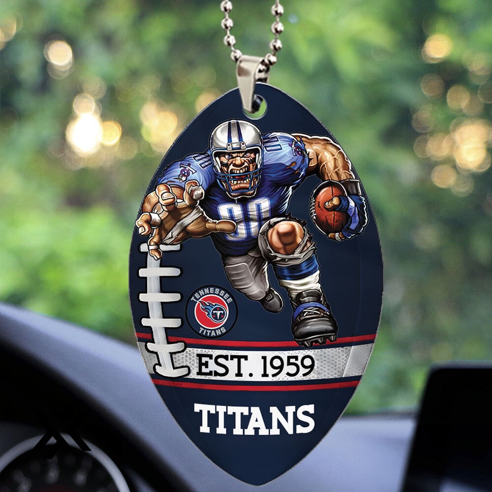 Tennessee Titans Custom shape 2-sided Acrylic Ornament