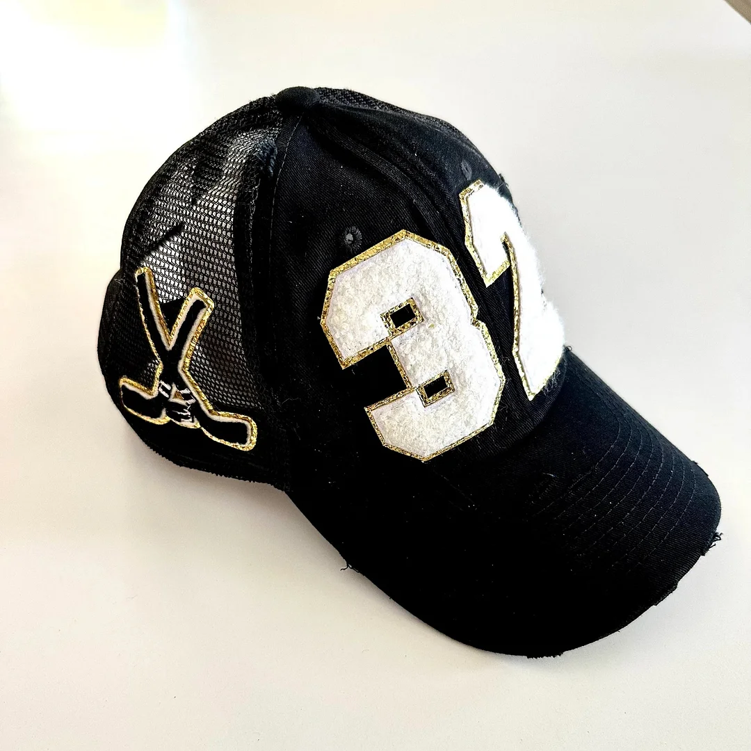 Custom Game Day Varsity Number Hat