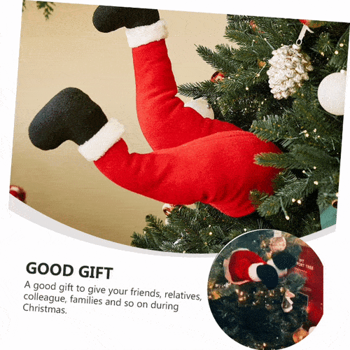 🌲Christmas Hot Sale 49% OFF🔥Santa Legs Christmas Decoration