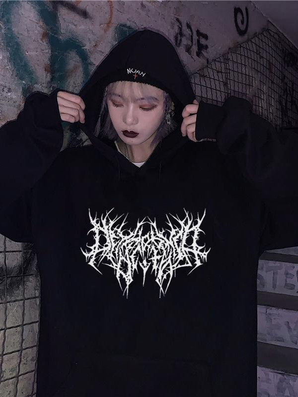 Women's Goth Hoodies | Women's Goth Sweatshirts | Women's Oversized ...