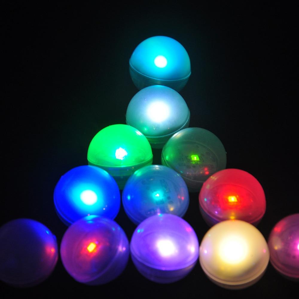IP68 Waterproof LED Floating Ball Underwater Vase Light RGB Submersible ...