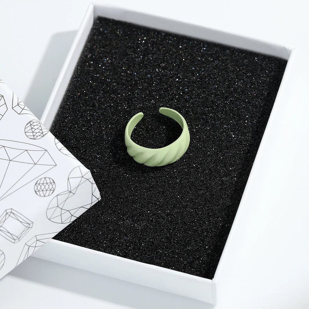 CANDY COLOR OPEN RING