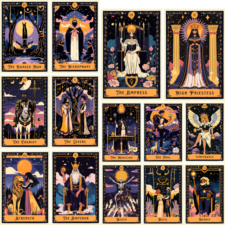 Fantasy Tarot Card 40*70cm Diamond Painting