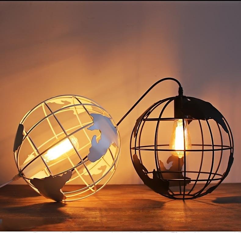Modern Globe Pendant Lights Black/White Pendant Lamps for Bar ...