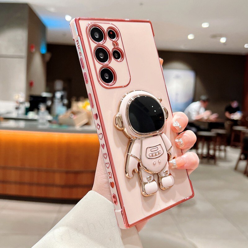 Nigikala Camera Corner Protection Astronaut Holder Phone Case For ...