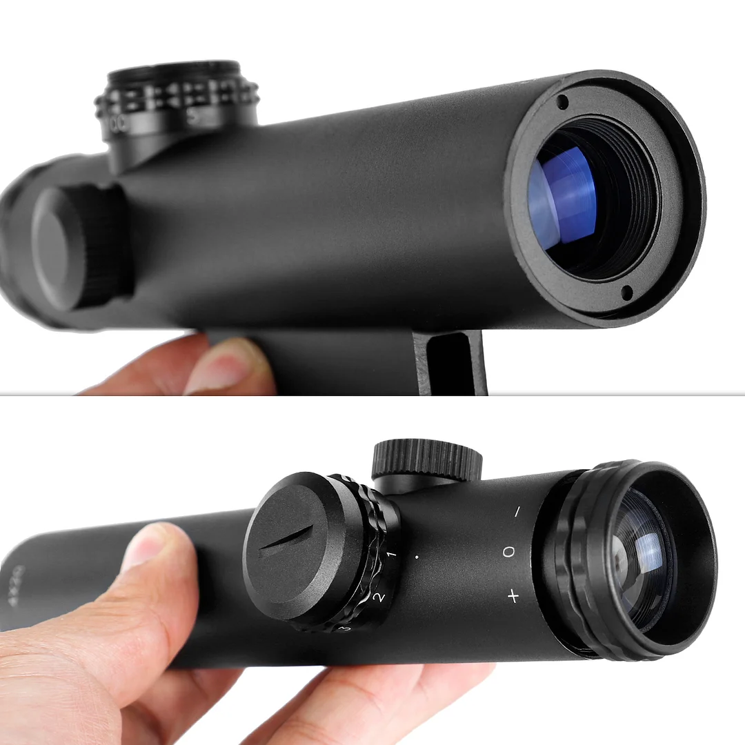 ohhunt® 4x20mm Electro Sight Carry Handle Rifle Scope w/ BDC Turret