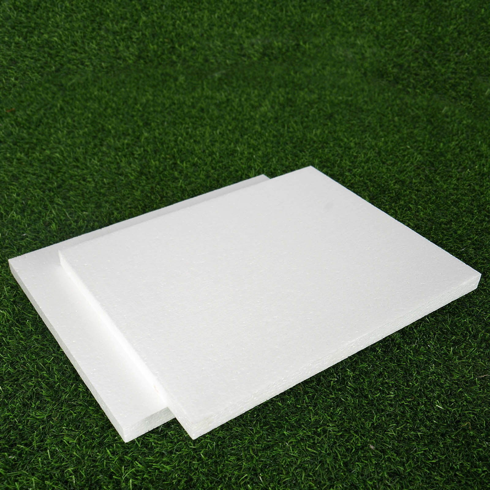 8 Pack | 12"x15" White Styrofoam Foam Rectangle Flats