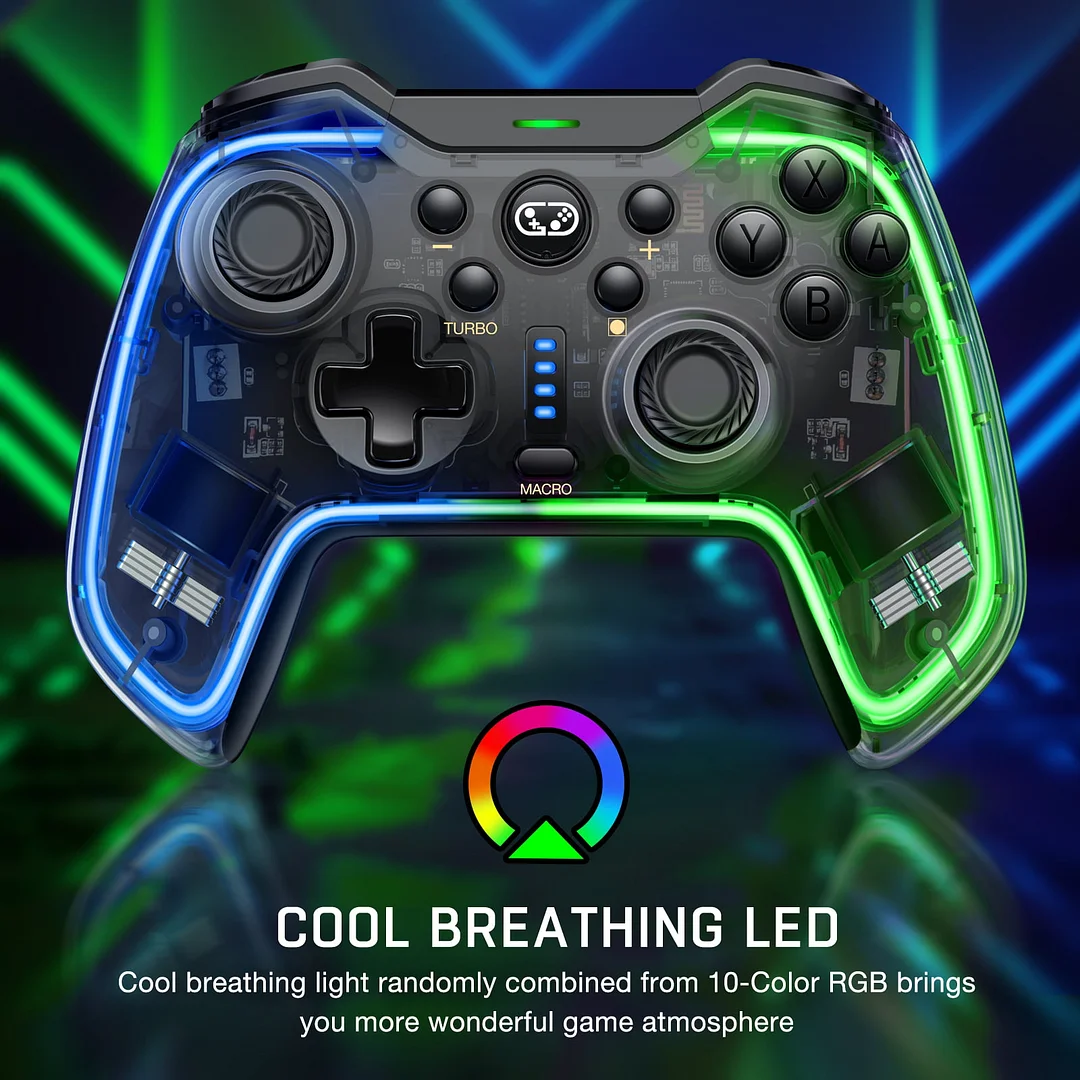 Wireless Switch Pro Controller for Nintendo Switch/OLED/Lite Console,BEBONCOOL Switch Remote ...