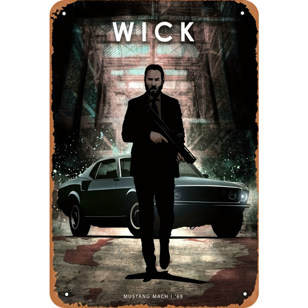 Automotive Legend John Wick - Metal Tin Signs(8*12Inch/12*16Inch)