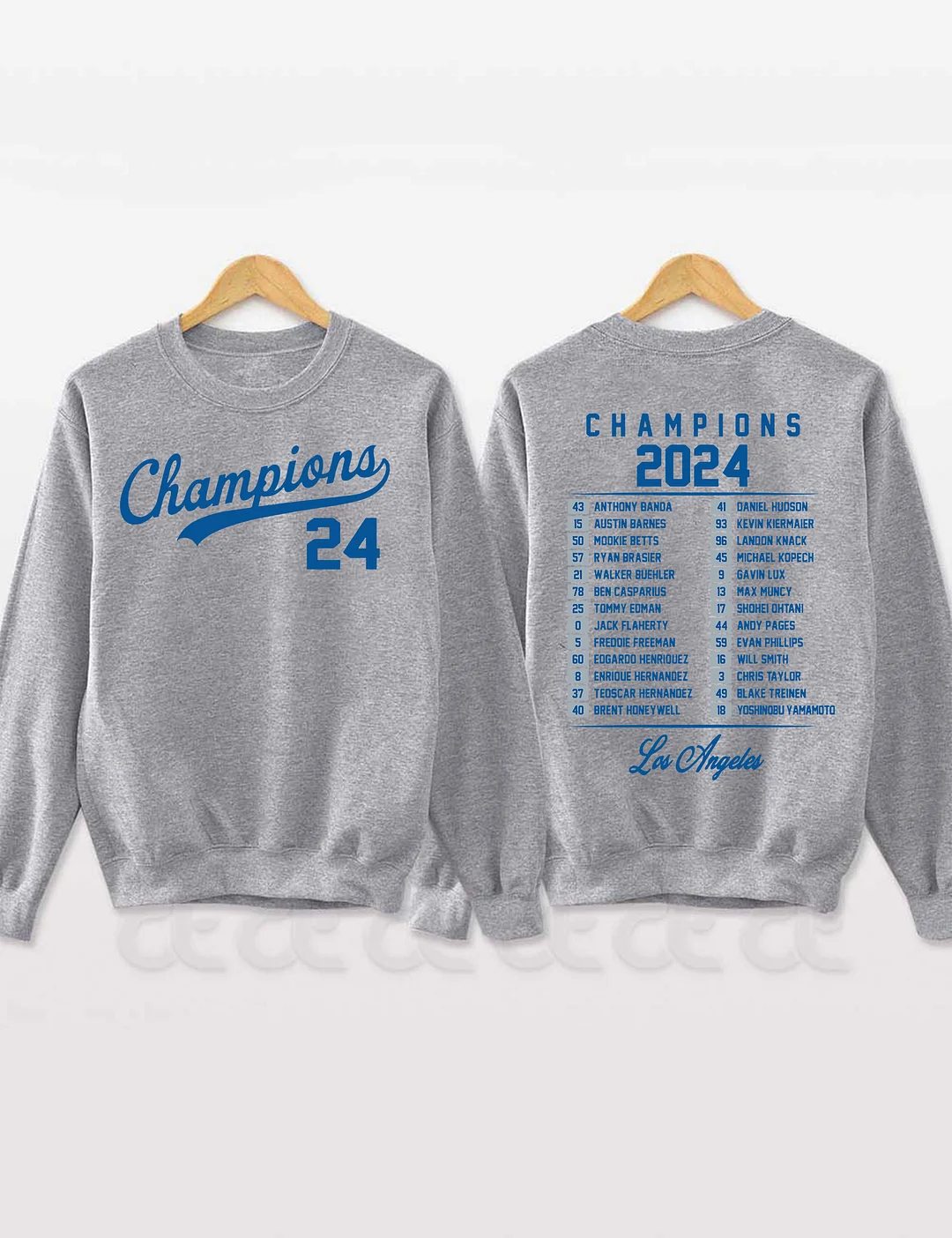 Los Angeles Dodgers Champions 2024 Sweatshirt