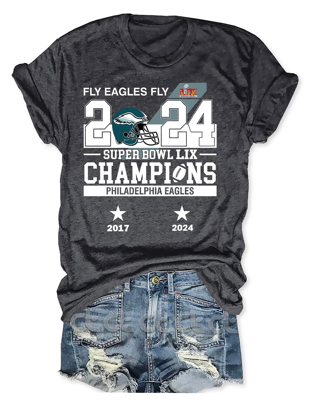Fly Eagles Fly Super Bowl Champions T-Shirt