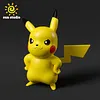 Small & Big Scale Captain Pikachu & Proud Pikachu - Pokemon Resin ...
