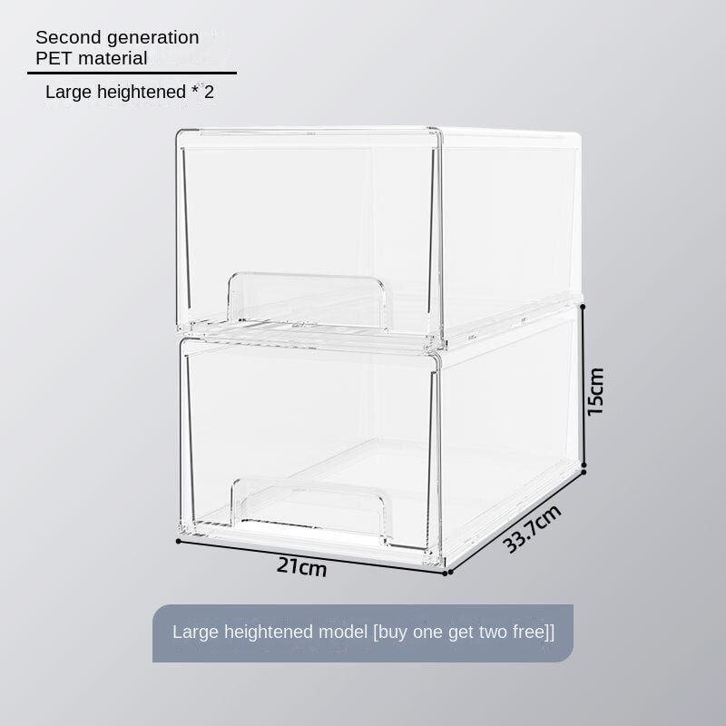 Refrigerator Storage Box Kitchen Food Drawer Storage Food Grade Food ...