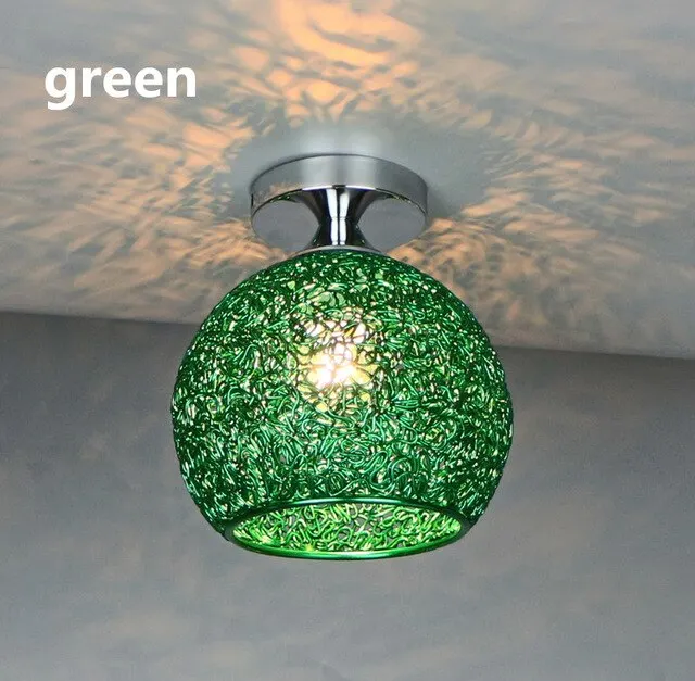 Modern LED Colorful Ceiling Light Aluminum E26/27 Kitchen Bedroom Porch ...