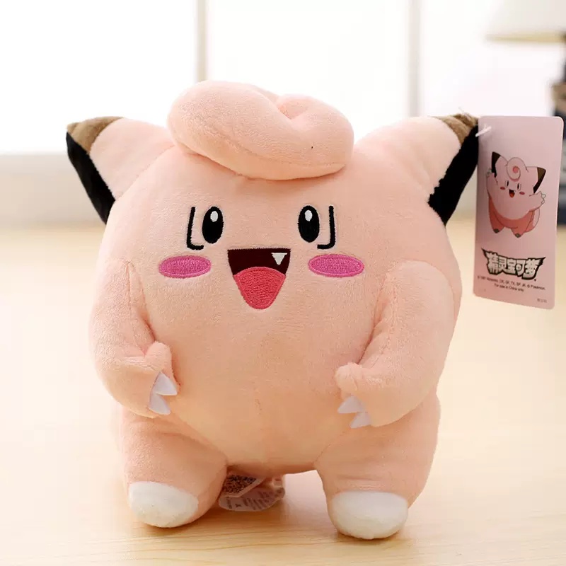 Licensed Clefairy Super Soft Short Plush Doll - Free Shipping - Pokemon