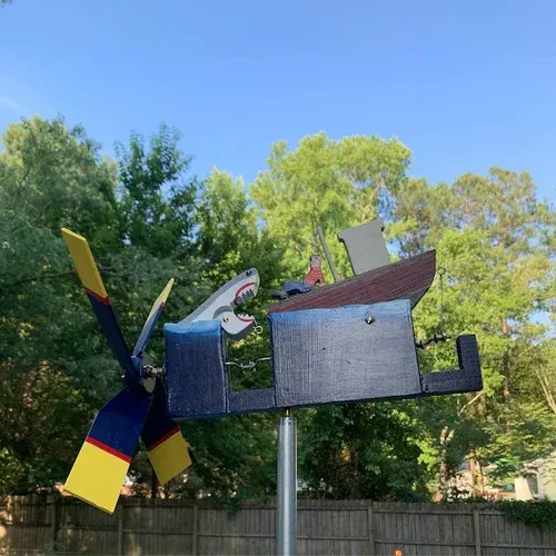 Jaws 50th Anniversary Limited Edition Whimsical Garden Windmill