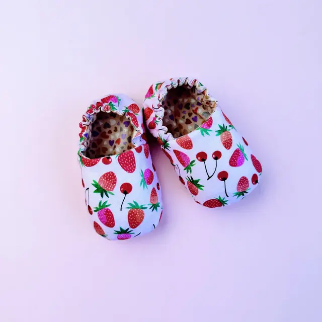 Baby Slippers Sewing Template With Tutorial