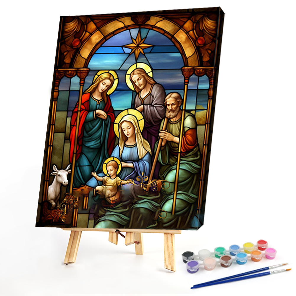 Birth of Jesus(50*40CM)-Painting By Numbers