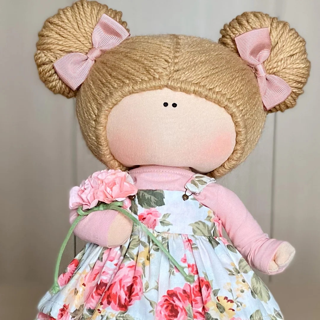 Rag doll sewing template - with instructions