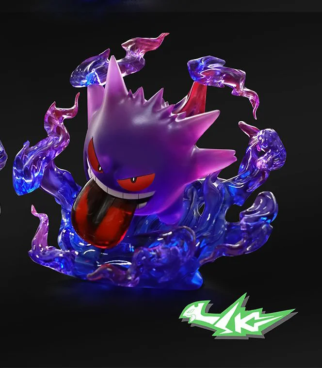 1/20 Scale World Zukan Evolution of Gengar Set - Pokemon Statue - SK ...