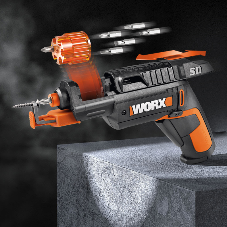 Worx Electric Screwdriver, Rechargeable Cordless Electric Screwdriver ...