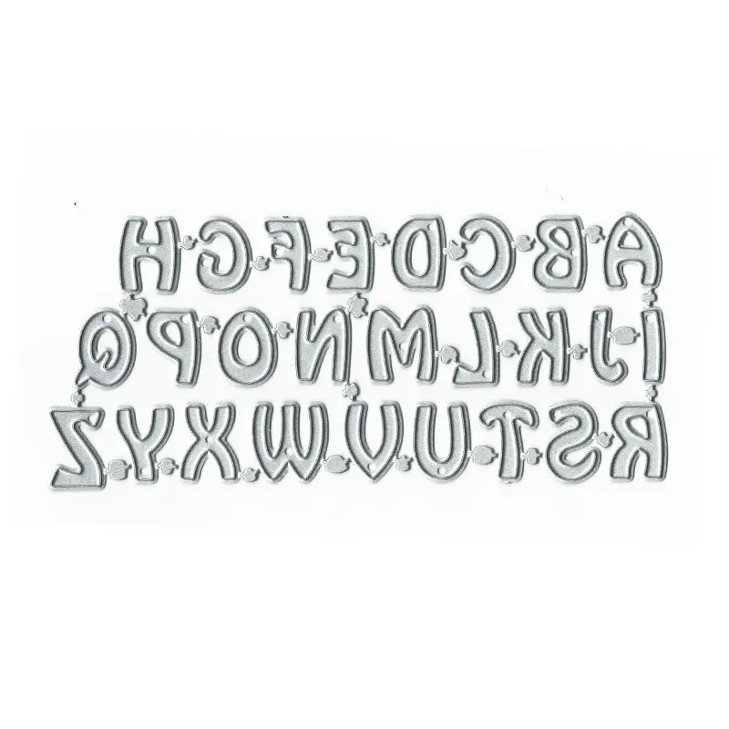 Nigikala Alphabet Letter Scrapbook Embossing Die Cutting Photo Album ...
