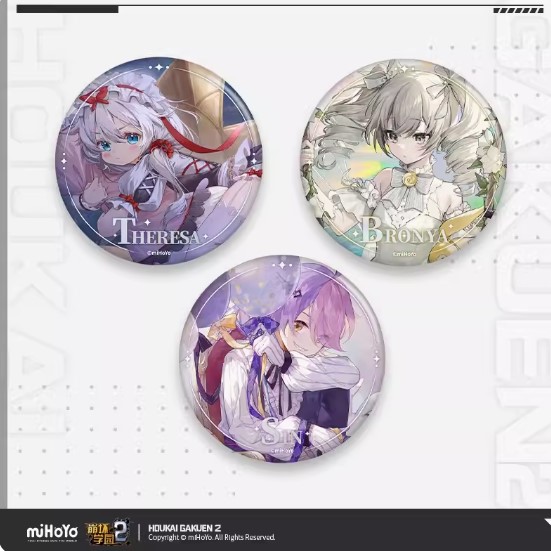 Official Honkai 2d Badges