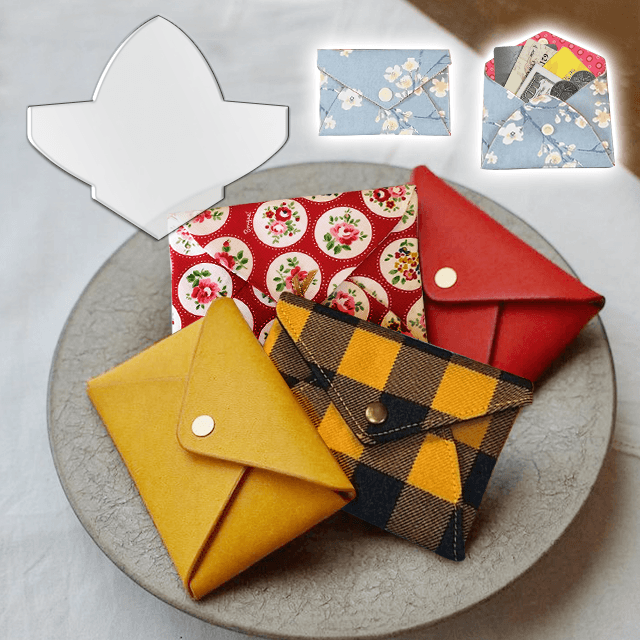 Easy Mini Wallet Sewing Template - With Instructions