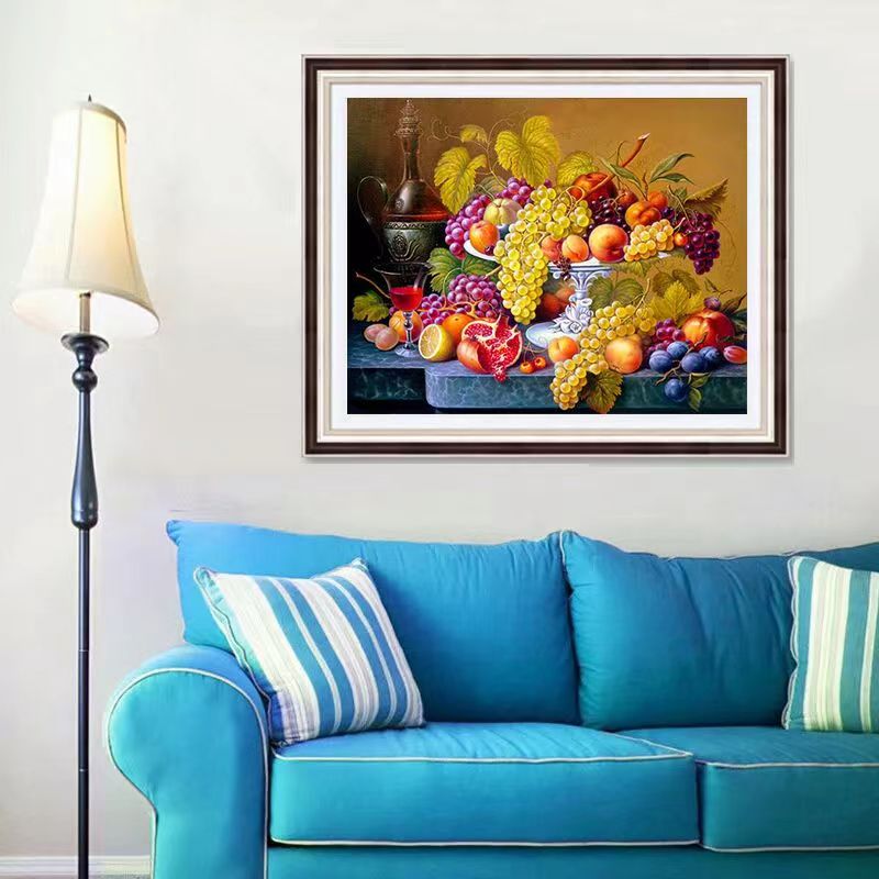 Fruit (canvas) full round or square drill diamond painting