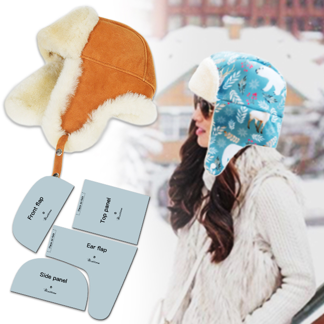 DIY Trapper Hat Sewing Template & Instructions