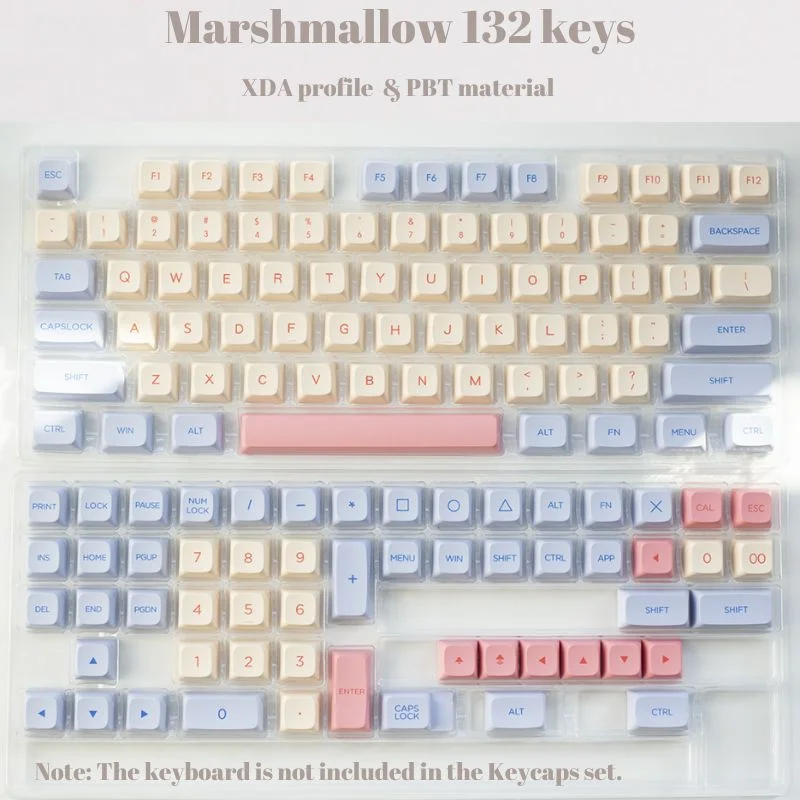 Marshmallow PBT Keycaps