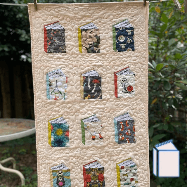 DIY Tale Books Quilt Template Set-With Instructions