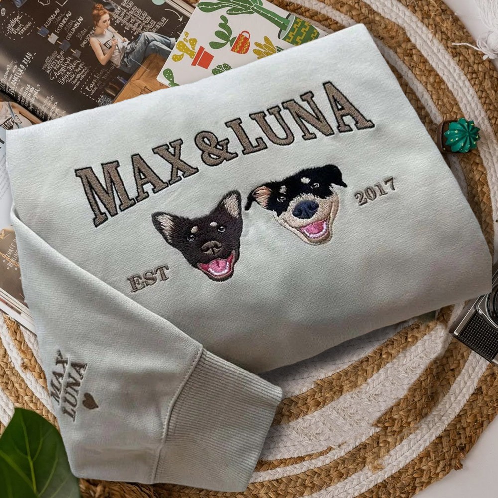 Pet Portrait Embroidery