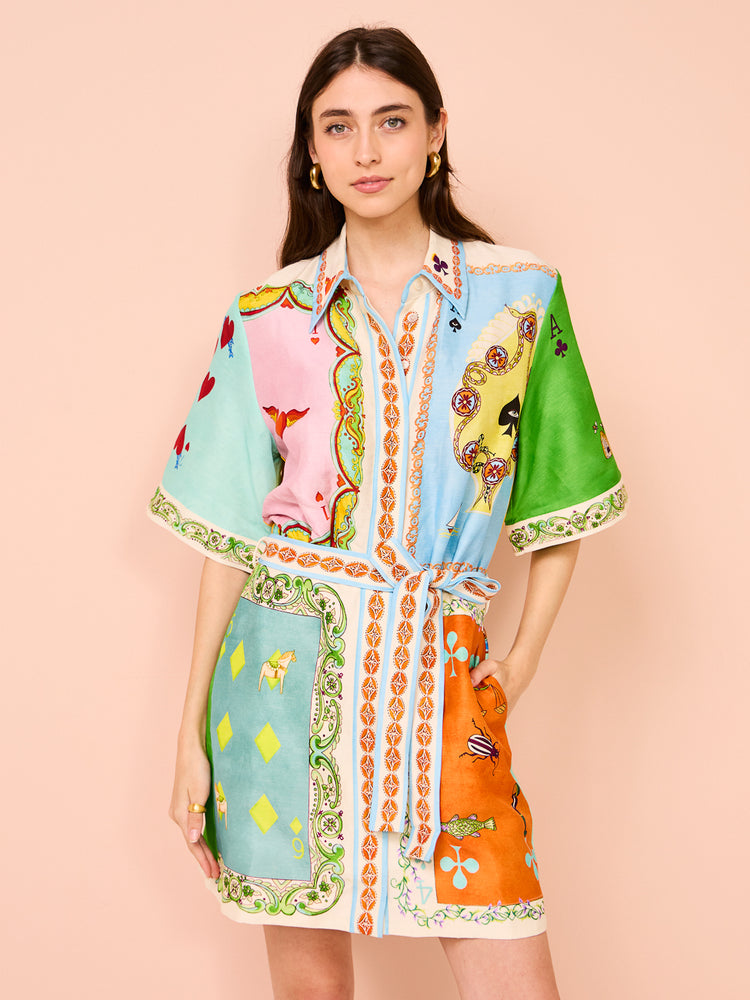 Panflay Rummy Mini Dress In Multi