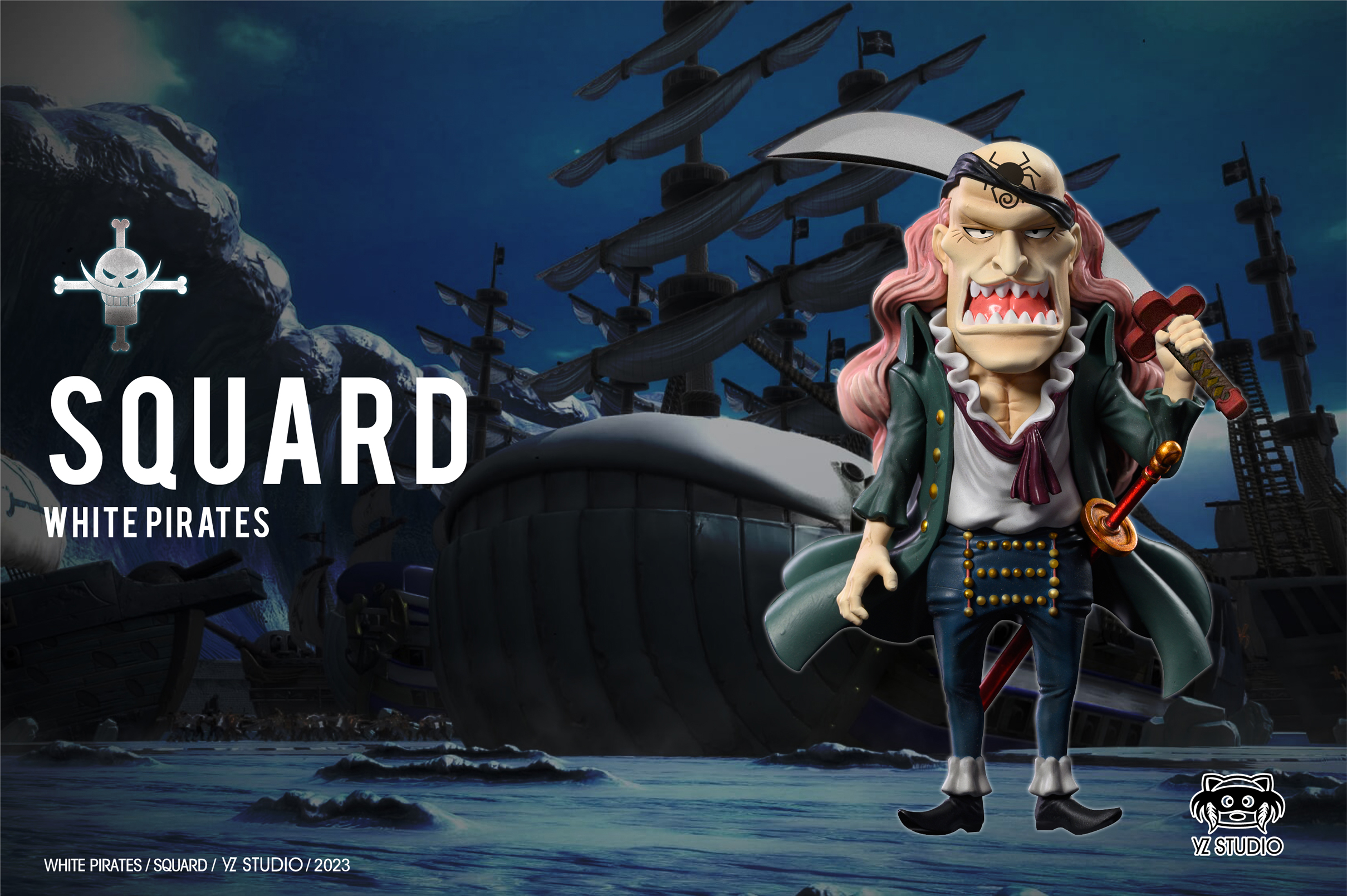 Squard - ONE PIECE Statue - YZ Studios [In Stock]
