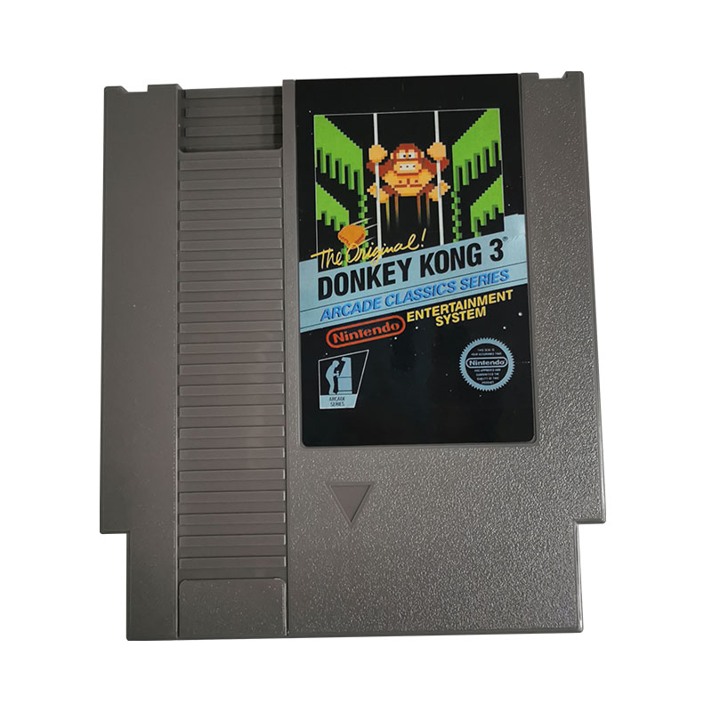 8 Bit NES Game Card - Donkey Kong 3 - NES Games Cartridge - For NES ...