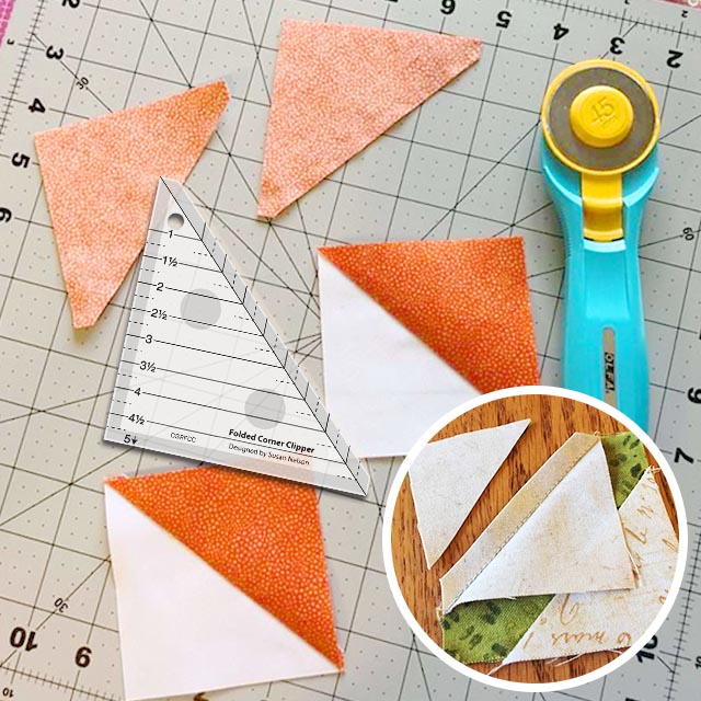 Folded Corner Clipper Ruler