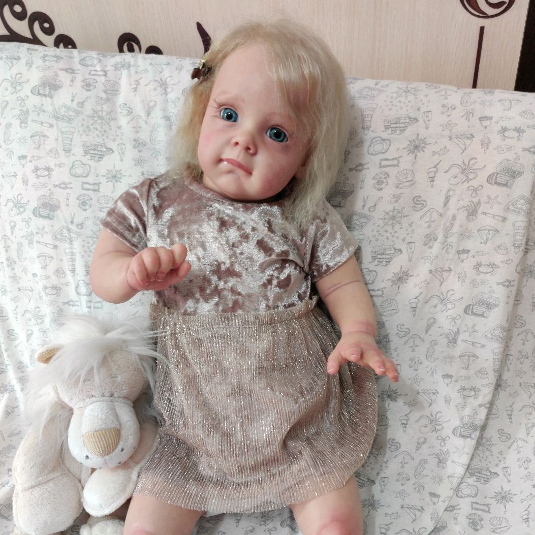 12" Realistic Soft Silicone Vinly Reborn Baby Cute Girl Doll Khloe
