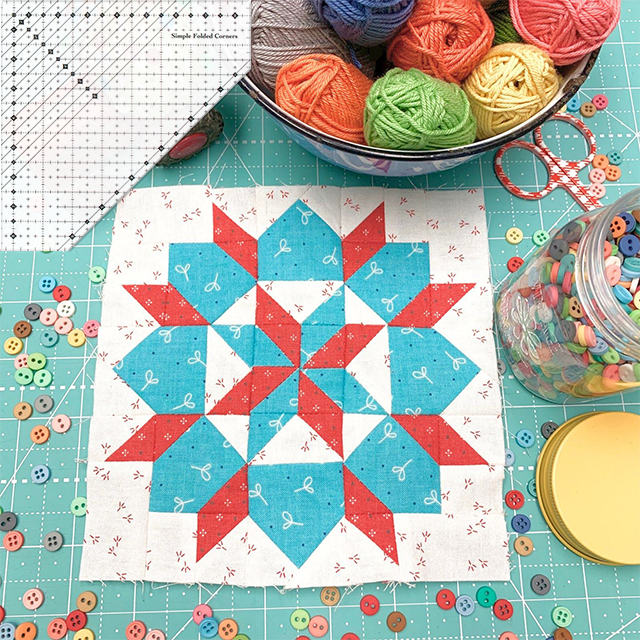 Simple Folded Corner Ruler - With Instructions