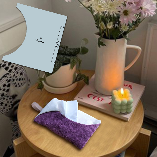 Reusable Paper Towel Bags Sewing Template - With Instructions