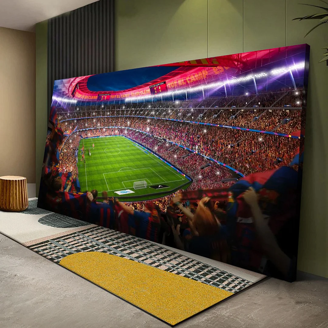 Futbol Club Barcelona Stadium Canvas Wall Art