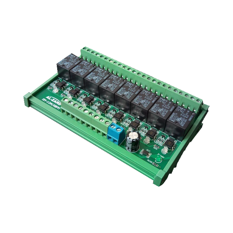 8 channel relay module photoelectric isolation control board single PLC ...